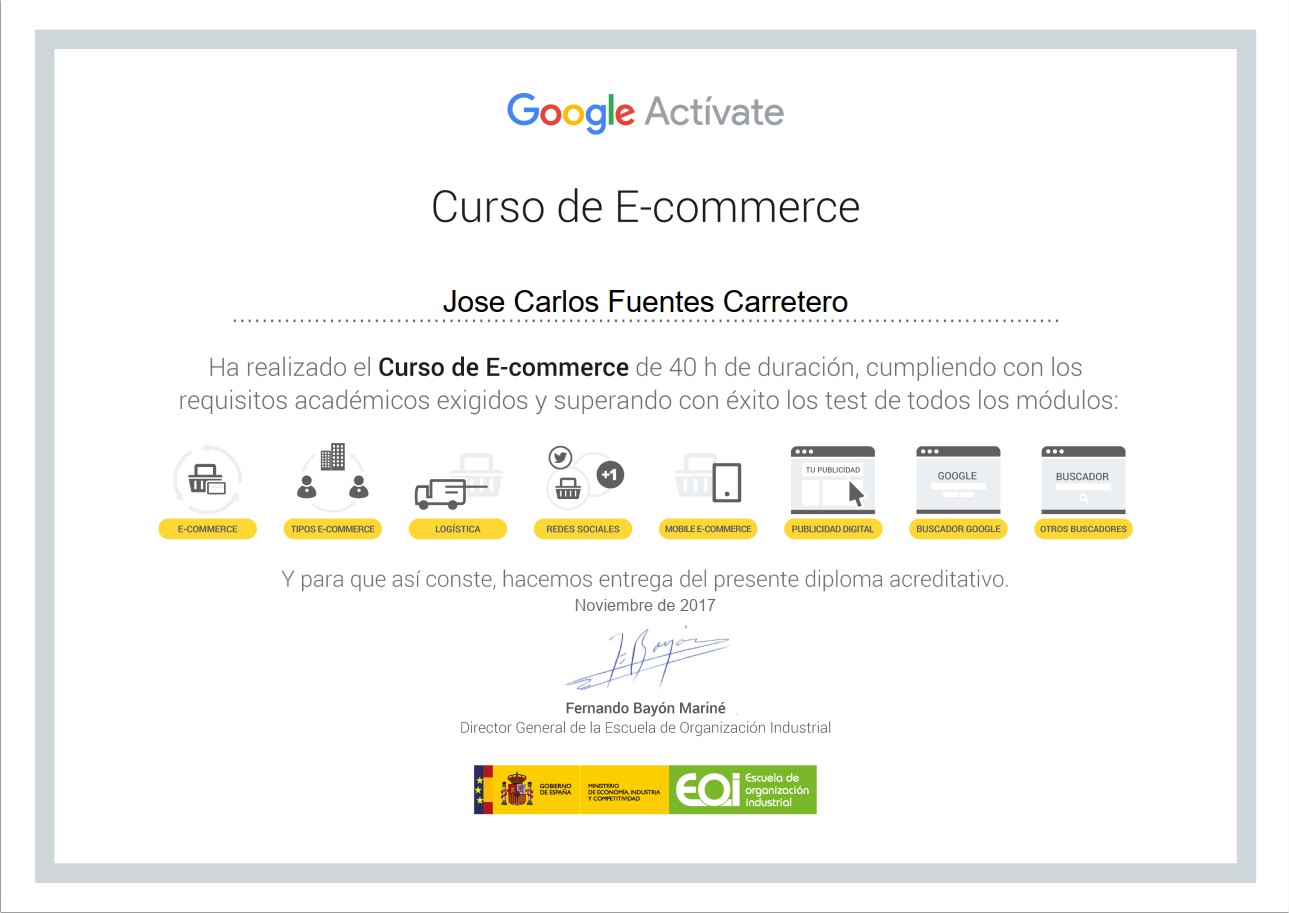 certificado google e-commerce – UX Creative certificado google e-commerce – UX Creative